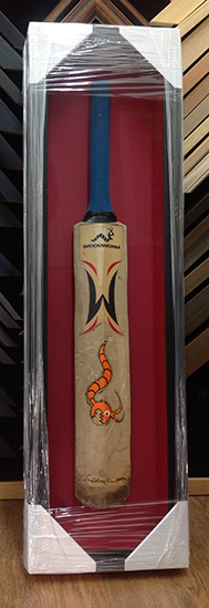 Framed Cricket Bat – Surrey Picture Framers