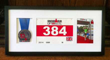 Ironman Medal Framing – Surrey Picture Framers