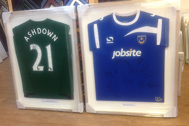Sports Framing – Surrey Picture Framers