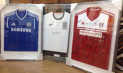 Sports Framing – Surrey Picture Framers